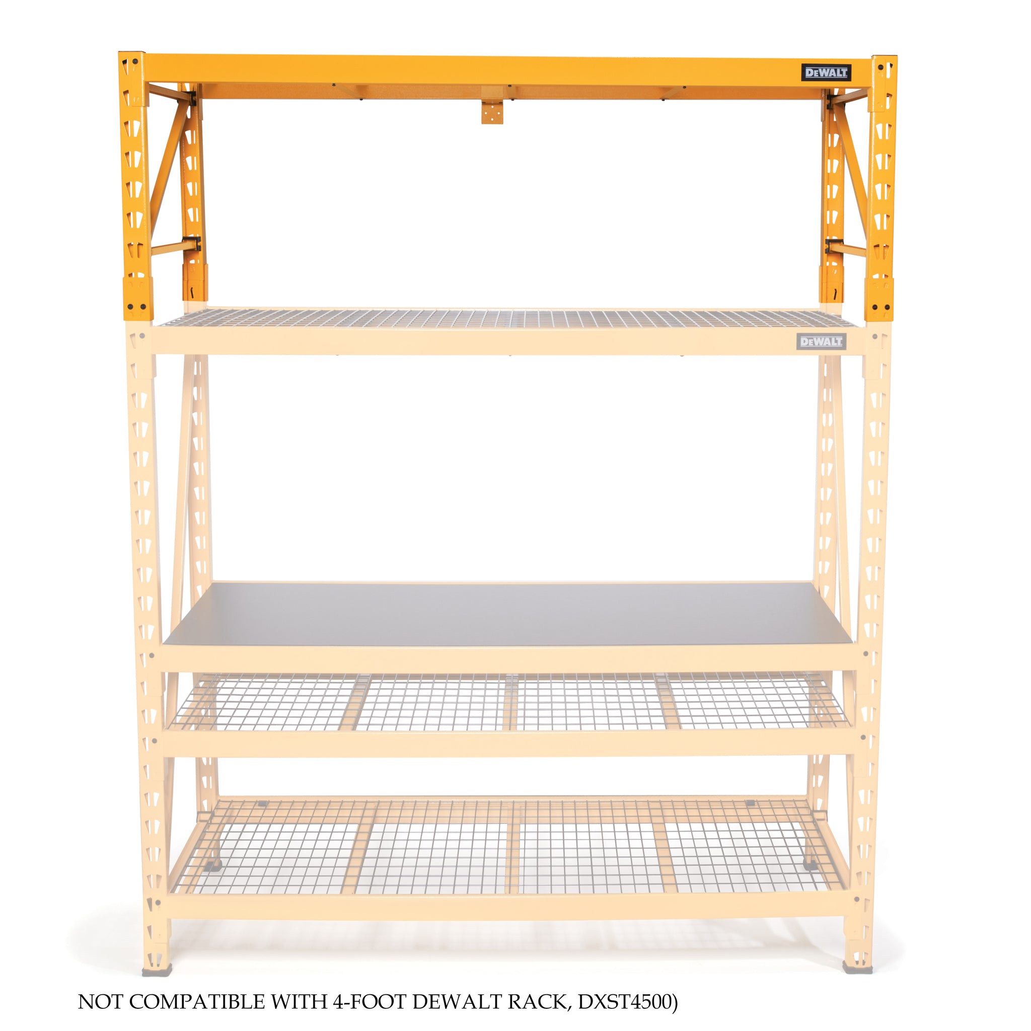 Dewalt Single Shelf Industrial Storage Rack Extension Kit For Dxst10000 ...