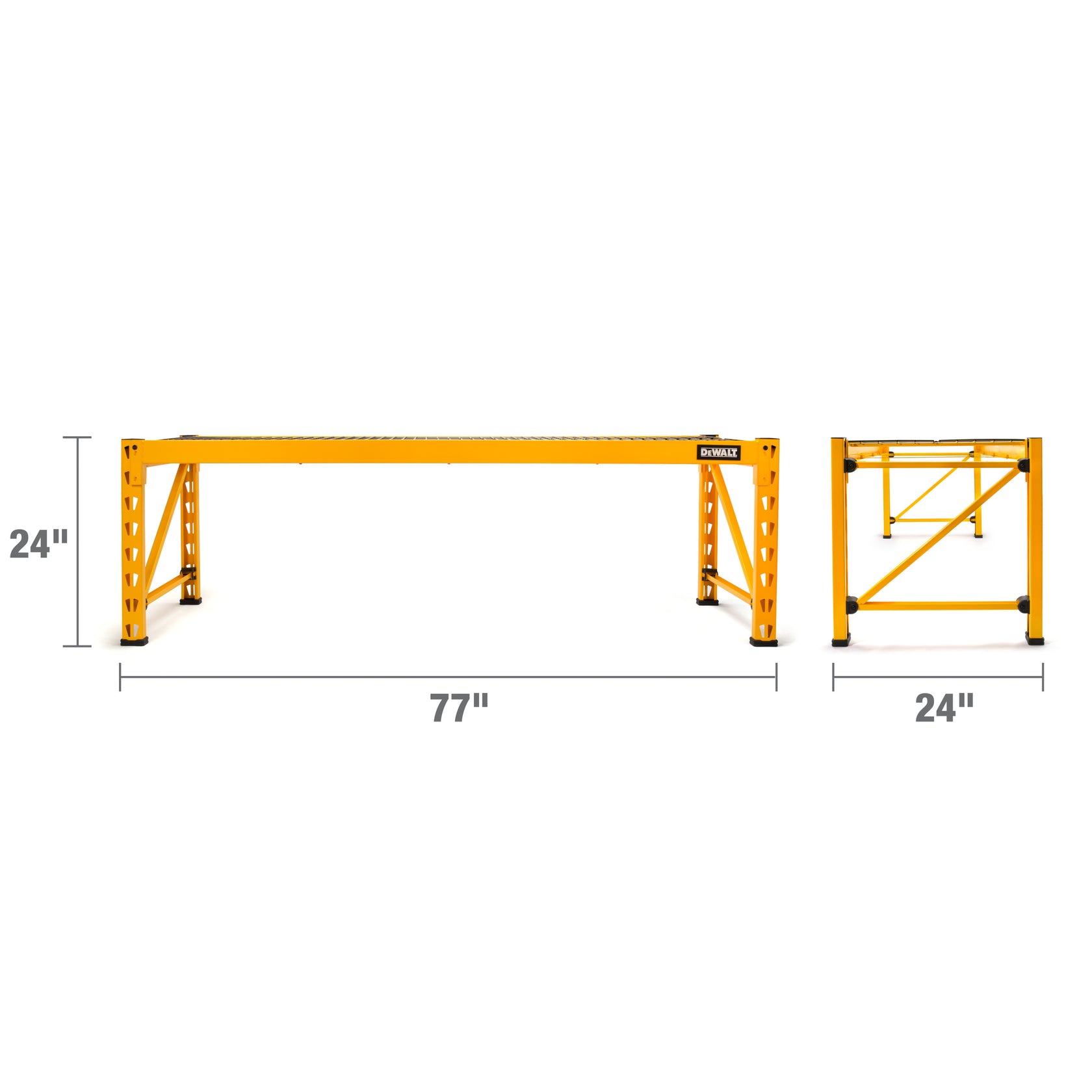 Dewalt Single Shelf Industrial Storage Rack Extension Kit For Dxst10000 ...