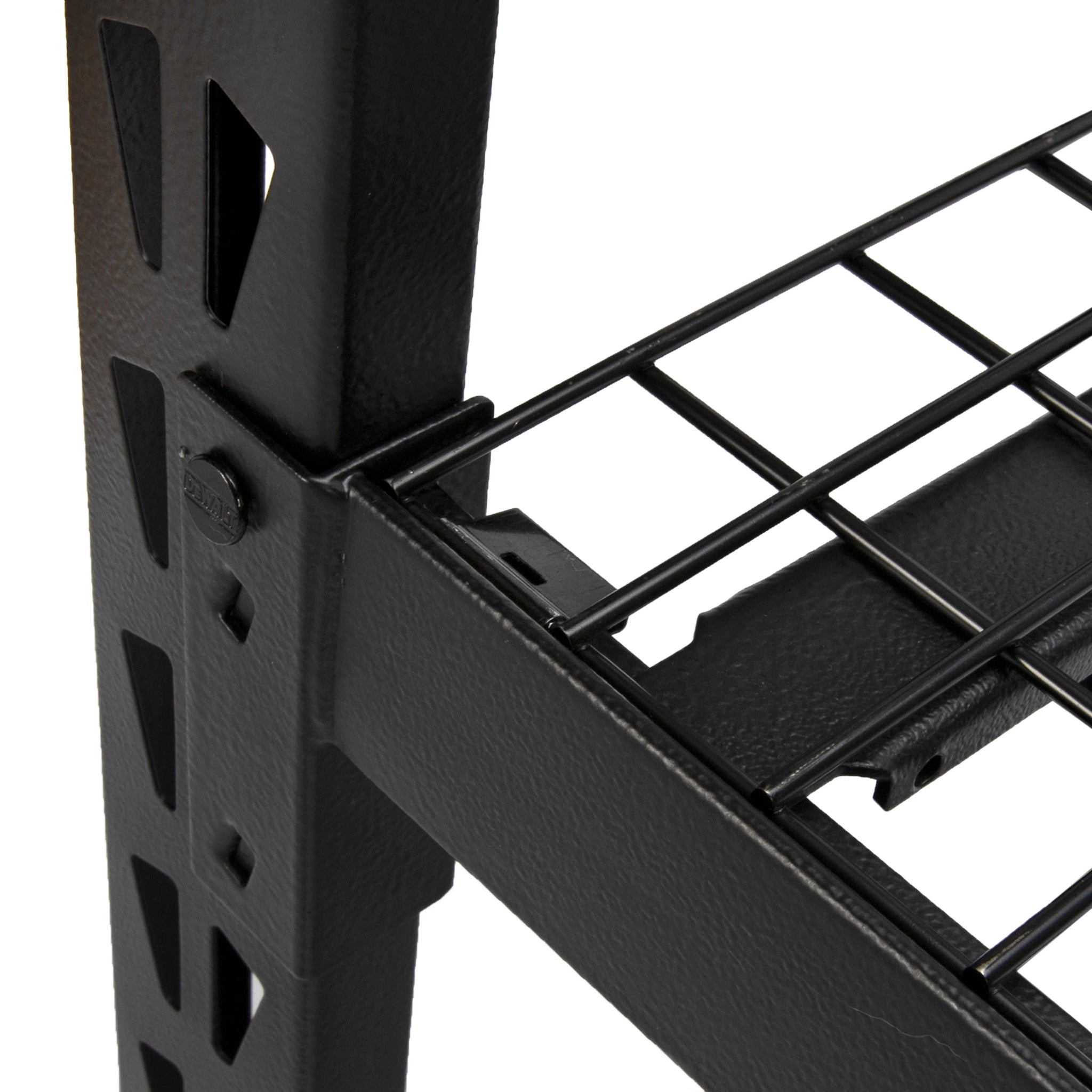 Dewalt 6-Foot Tall, Black Frame 4 Shelf Industrial Storage Rack ...